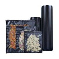 China Vacuum bag textured and embossed food saver vacuum sealer bags transparent/black vacuum bag for sale
