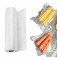 China Home Storage Transparent Nylon Plastic Food Vacuum Bags For Packaging Sweet Corn Fruit for sale