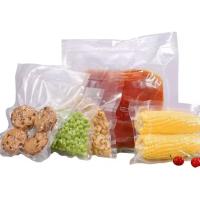 China Home Storage Transparent Nylon Plastic Food Vacuum Bags For Packaging Sweet Corn Fruit for sale