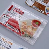 China Custom Print Food Packaging Bag Three Side Sealing Bag Nylon Packaging Frozen Food Bag From Dumpling Seafood Shrimp for sale