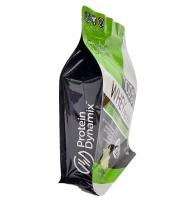 China Active Protein Plus Aluminum Foil Pouch Custom Printed Stand Up Whey Protein Powder Packaging Bags Pouch With Zipper for sale