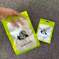 China 100 Pieces Mylar Smell Proof Resealable Bags With Clear Window Zip Lock Closure Jewelry Transparent Plastic Bag for sale
