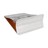China Recyclable Custom Printed Flat Bottom 250g 1Lb Bean Coffee Bags Valve Side Gusset Side Packaging for sale