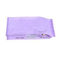 China Custom Logo Side Gusset Plastic Flat Skincare Wet Wipes Packaging Film Bag For Baby Wet Tissue Packaging Bag for sale