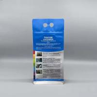 China Flat Bottom Zipper Reusable Aluminium Foil Side Gusset Plastic Pouch For Detergent Chemical Powder Packaging Bags for sale