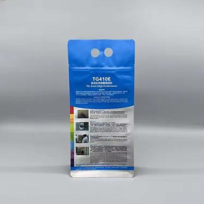 China Flat Bottom Zipper Reusable Aluminium Foil Side Gusset Plastic Pouch For Detergent Chemical Powder Packaging Bags for sale