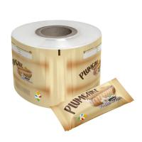 China Custom Printed Aluminum Foil Food Packaging Film/Plastic Laminated Sachet Packing Plastic Film Roll For Snack for sale