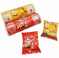 China Plastic Printed Packaging Sachet Hot Lamination Food Snack Pouch BOPP PET Aluminum CPP PE Potato Chip Sealed Film Roll for sale