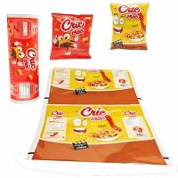 China Plastic Printed Packaging Sachet Hot Lamination Food Snack Pouch BOPP PET Aluminum CPP PE Potato Chip Sealed Film Roll for sale