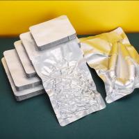 China Silver Color Big Vacuum Sealed Bag Aluminum Foil Food Packaging Bags Vacuum Heat Seal for sale