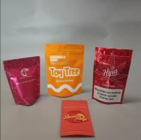 China Aluminum Foil Cosmetic Sachet Custom Printed Mylar Three Side Seal Pouch For Fical Mask Packaging Mylar Bag for sale