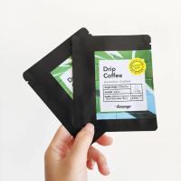 China Digital Printed 3 Side Sealed Flat Pouch Sachet For Drip Coffee Filter Packaging Hanging Ear Coffee Bag for sale