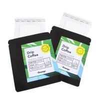 China Digital Printed 3 Side Sealed Flat Pouch Sachet For Drip Coffee Filter Packaging Hanging Ear Coffee Bag for sale