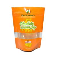 China Snack Chips Packaging Custom Logo Zipper Food Grade Bags Pouch Sachet Plantain Chips Resealable Composite Plastic for sale