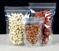 China PET Transparent Zip Lock Plastic Bags Mylar Bag Ziplock Stand Up Food Spice Powder Packaging Pouch for sale