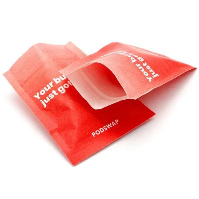China Custom Printing Zipper Tea Sachet Biodegradable Paper Pouch Packaging Bags for sale