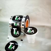 China Custom Clear Boba Tea Cup Packaging Roll Plastic Bubble Sealing Film For Coffee Wine Soda Mineral Water Whisky for sale
