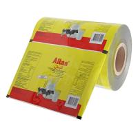 China Flexible Laminated Aluminum Spice Plastic Film Roll Food Plastic Packing Film Rolls Material For Milk Powder for sale