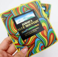 China Custom Food Grade Aluminium Foil Moisture Proof Sachet 3 Side Seal Bags Small Sachet Tea Powder Packaging Pouch for sale