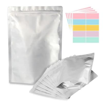 China Custom Printed Matt Foil Plastic Food Resealable Packaging Bolsa Aluminum Zipper Stand Up Pouch With Zipper for sale
