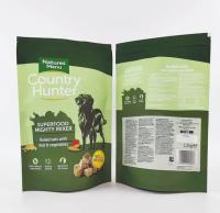 China Custom Printed Plastic Bag Big Size 5kg 10kg 15kg Stand Up Pouch Mylar Reusable Zipper Dog Pet Food Packaging Bags for sale