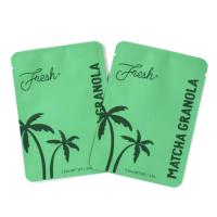 China Custom Printed Laminated Aluminum Foil Zip Lock Bags With Logos Mini Flat Pouch Recyclable 3 Side Seal Zipper Bag for sale