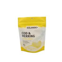 China Custom Food Grade Material Stand Up Pouch With Zipper Plastic Packaging Bag Zipper Bag for sale