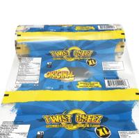 China Custom Printed Bopp PET CPP PE Metallized Laminated Film Roll Flexible Packaging Snacks Candies Pizza Food Plastic Film for sale