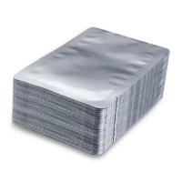 China Silver Food Grade Autoclave Vacuum Heat Sealable Plain Aluminum Foil Mylar Bag Open Top Packing Bulk Food Storage Retort Pouch for sale