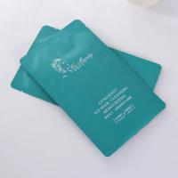 China Small Mini Aluminum Foil Cosmetic Sample Sachets 3 Side Sealed Flat Pouch Bag For Skincare Lotion Cream Packet for sale
