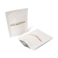 China Wholesale High Quality Custom Printed 3 Side Seal Pouch Flat Custom Kraft White Flat Pouch On Sale for sale