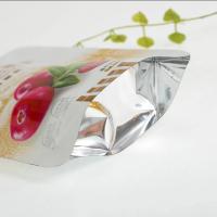China Custom Print Matt Aluminum Foil Plastic Sachet Food Packaging Fruit Doypack Zipper Bags Stand Up Pouch Food Bags for sale