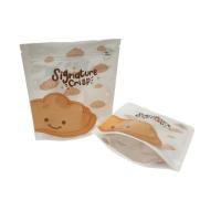China Custom Printed Plastic Biscuit Packaging Bags With Ziplock Plantain Chips Cookie Package Pouch for sale