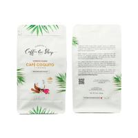 China Custom Printing Laminated Heat Sealing Side Gusset Aluminum Foil Plastic Custom Coffee Packaging Pouch Bag for sale