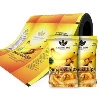 China Wholesale Food Grade Printed Chips Packaging Bags Laminate Rolls PET Plastic Bag Roll Mylar Aluminium Packaging Foil Film Roll for sale