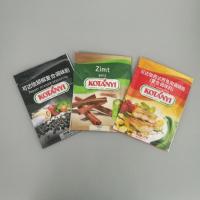 China Rosemary Sliced Seasoning Plastic Packaging Small Sachet 3 Sides Sealed Aluminum Bags For Packing for sale