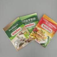 China Rosemary Sliced Seasoning Plastic Packaging Small Sachet 3 Sides Sealed Aluminum Bags For Packing for sale