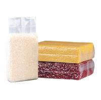 China Cheap Transparent Nylon Plastic Packaging Bag Strong Side Gusset Sealing 1KG/100kg Vacuum Packing Bags For Rice Food for sale