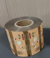 China Laminated Custom Printed Food Grade Aluminum Foil Easy Tear Roll Film Food Packaging for sale