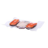 China Factory Price Clear And Black Embossed Plastic Individual Vacuum Sealer Bag For Food for sale