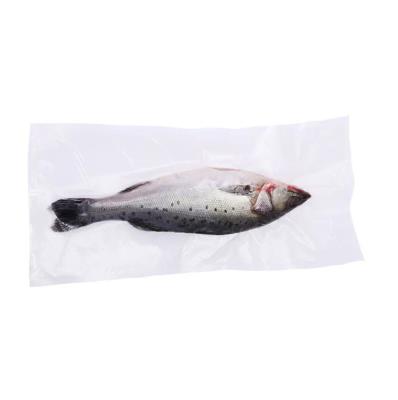 China Factory Price Clear And Black Embossed Plastic Individual Vacuum Sealer Bag For Food for sale