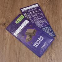 China Custom Printed Food Grade Glossy Frosted Bag 3 Side Sealed Reusable Ziplock Bags Aluminum Foil Mylar Bags For Chocolate for sale