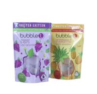China Custom Printed Stand Up Resealable Ziplock Plastic Packaging Bags With Clear Window For For Body Scrub And Bath Salts Packing for sale