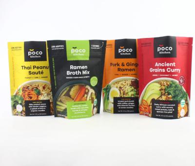China Customized Recyclable Biodegradable Food Packaging Smell Proof Bag Sealed Zipper Stand-Up Mylar Pouch Bags for sale