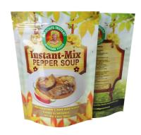 China Custom Sealable Food Packaging Stand Up Logo Print Zip Plastic Food Package Bag for sale