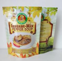 China Custom Sealable Food Packaging Stand Up Logo Print Zip Plastic Food Package Bag for sale
