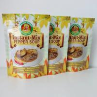 China Custom Sealable Food Packaging Stand Up Logo Print Zip Plastic Food Package Bag for sale