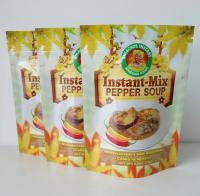 China Custom Sealable Food Packaging Stand Up Logo Print Zip Plastic Food Package Bag for sale