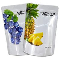 China Glossy Stand Up Zipper Pouch For Freeze Dried Fruit Packaging Bag Print Food PE Heat Seal Digital Printing Cake Bag Retort Pouch for sale