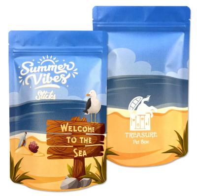 China Printing Plastic Bag Manufacturer Full Printing Stand Up Zip Lock Pouch Mylar Packaging Bag for sale